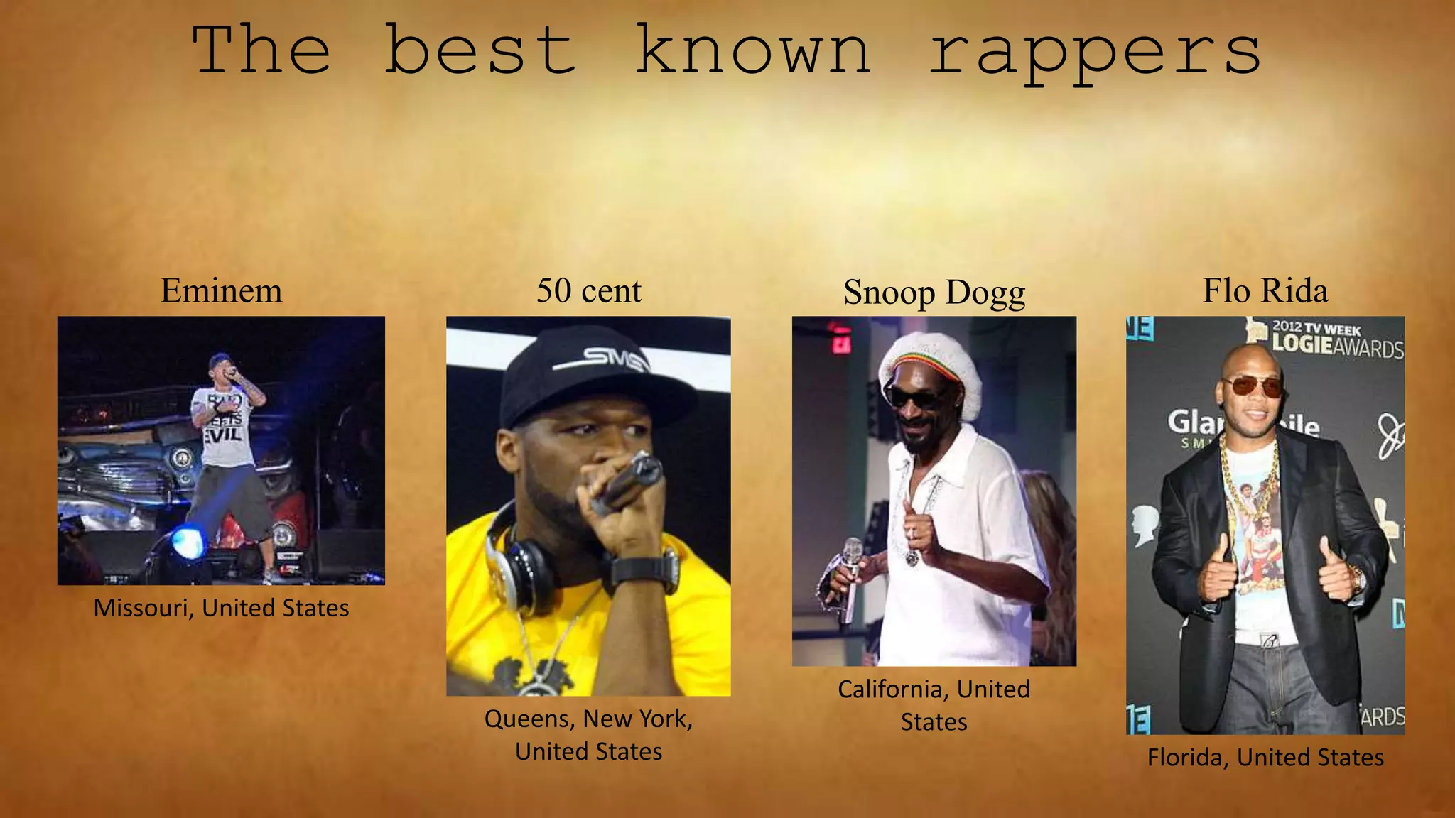 Proyecto de inglés el rap | PPT