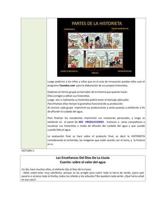 Proyecto de una historieta | PDF