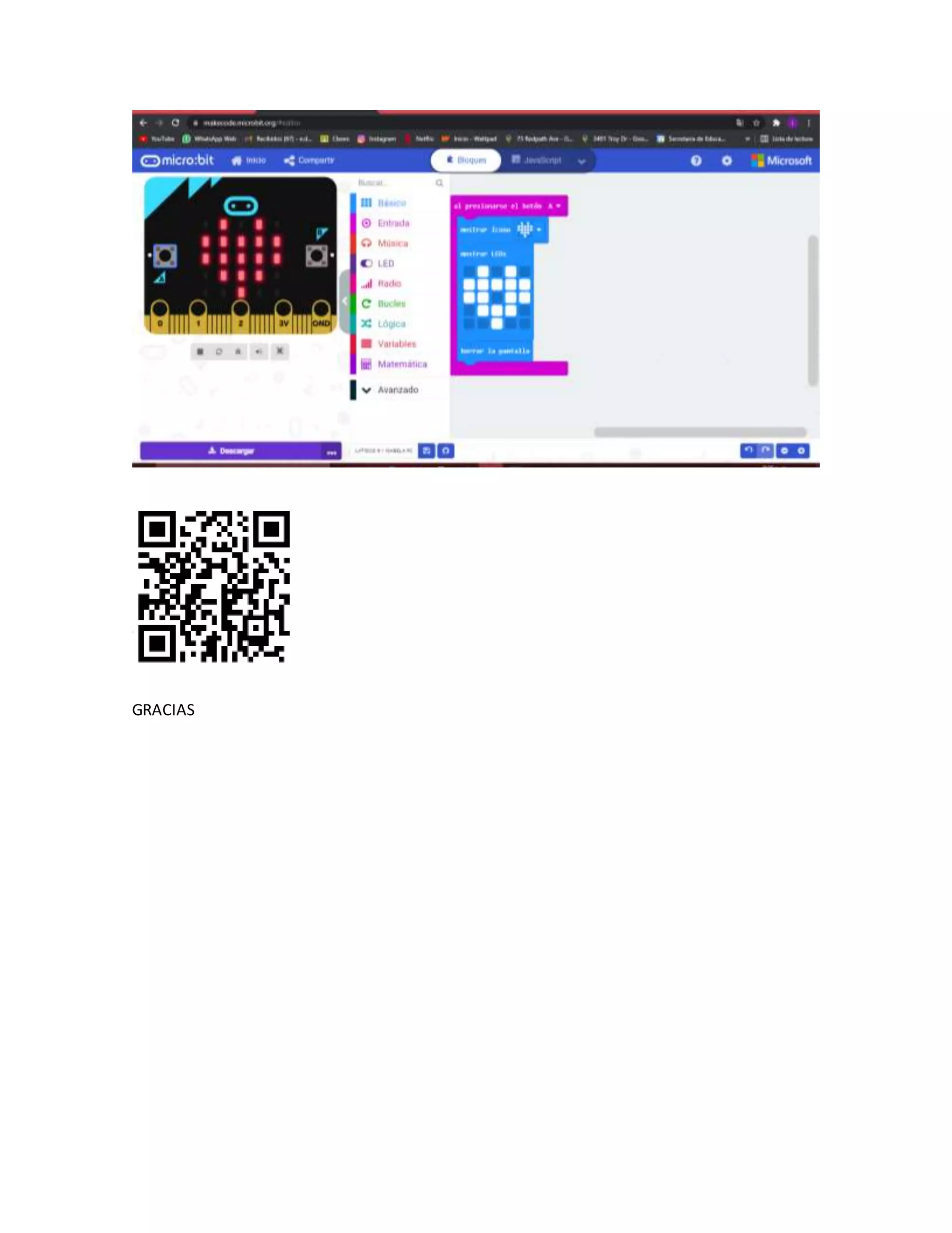 Proyecto de la Micro:bit | DOCX