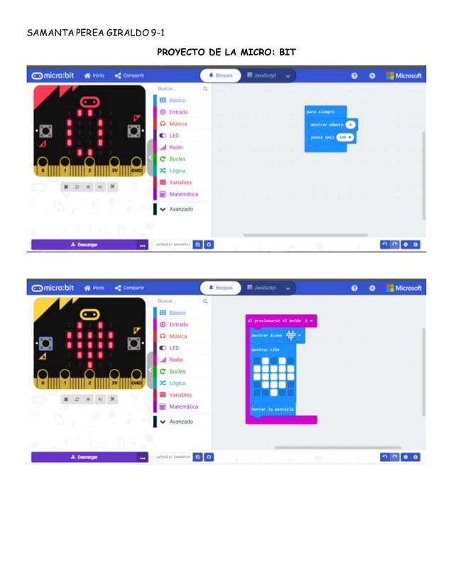 Proyecto de la micro bit | PDF