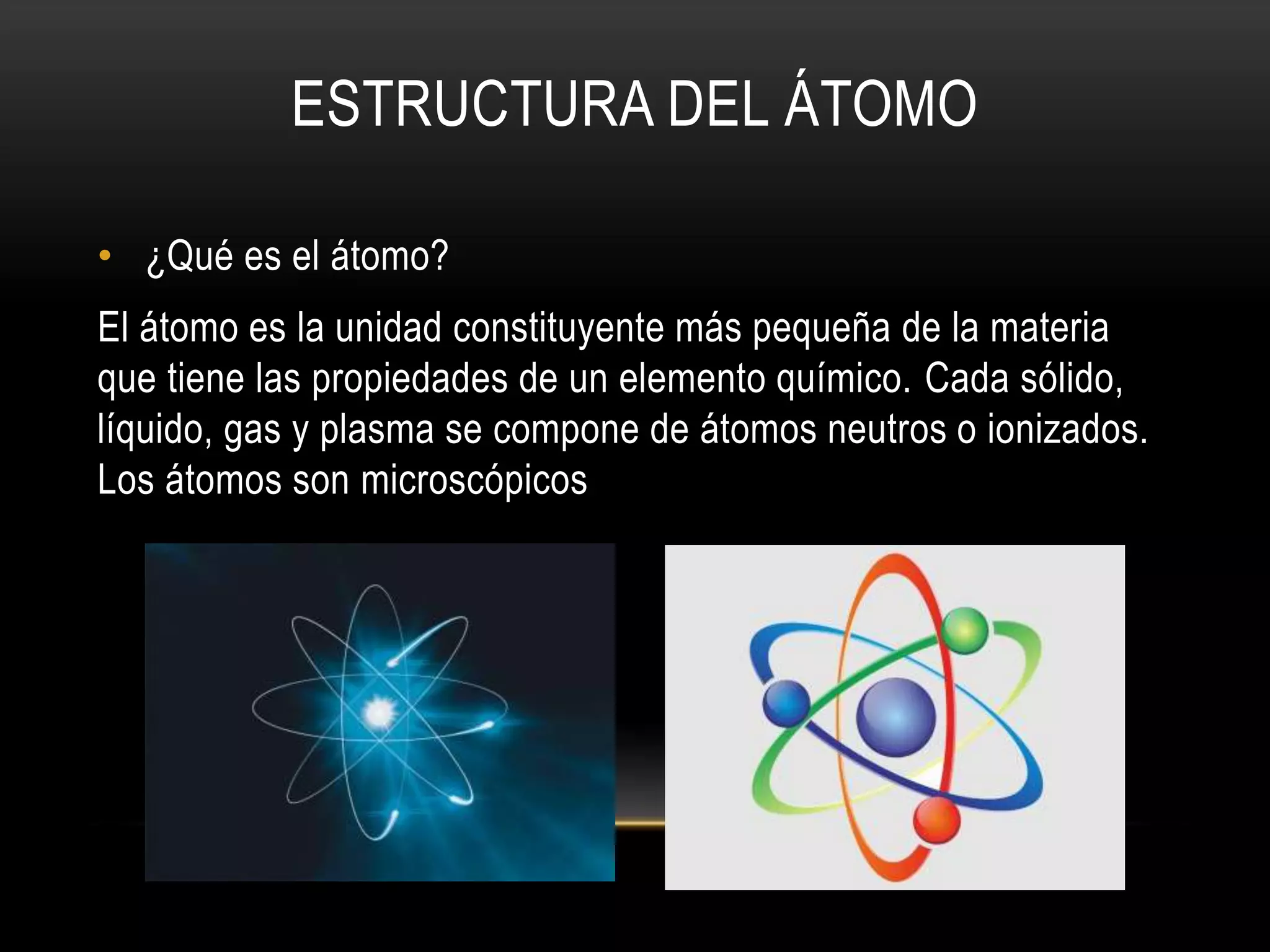 Átomo y Propiedades de la materia | PPT | Descarga Gratuita