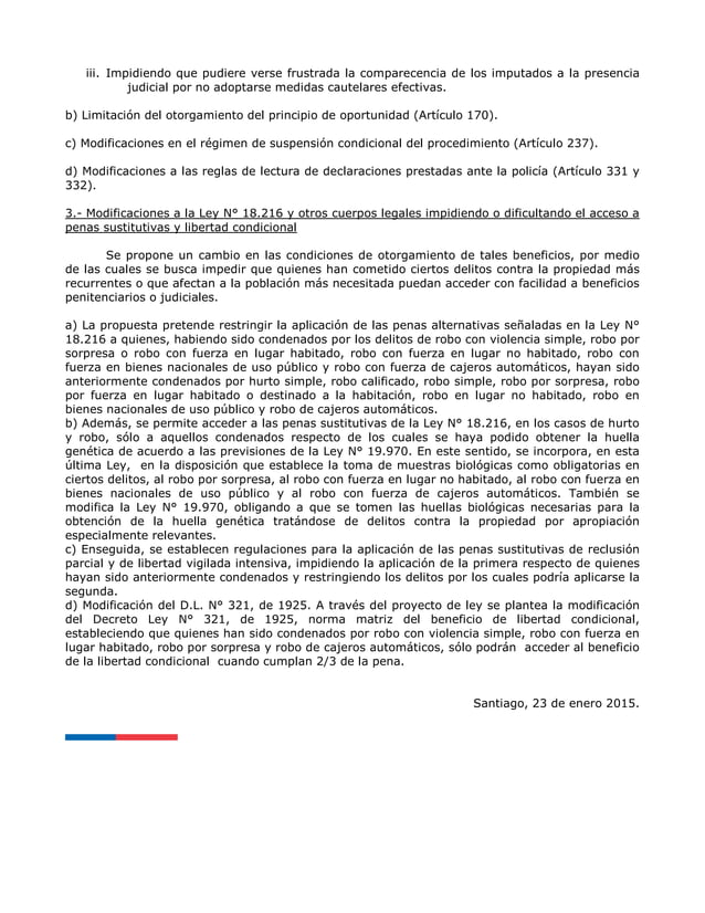 Proyecto De Ley Pdf