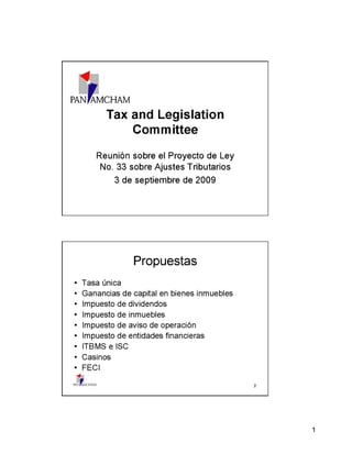 Proyecto De Ley 33 | PDF