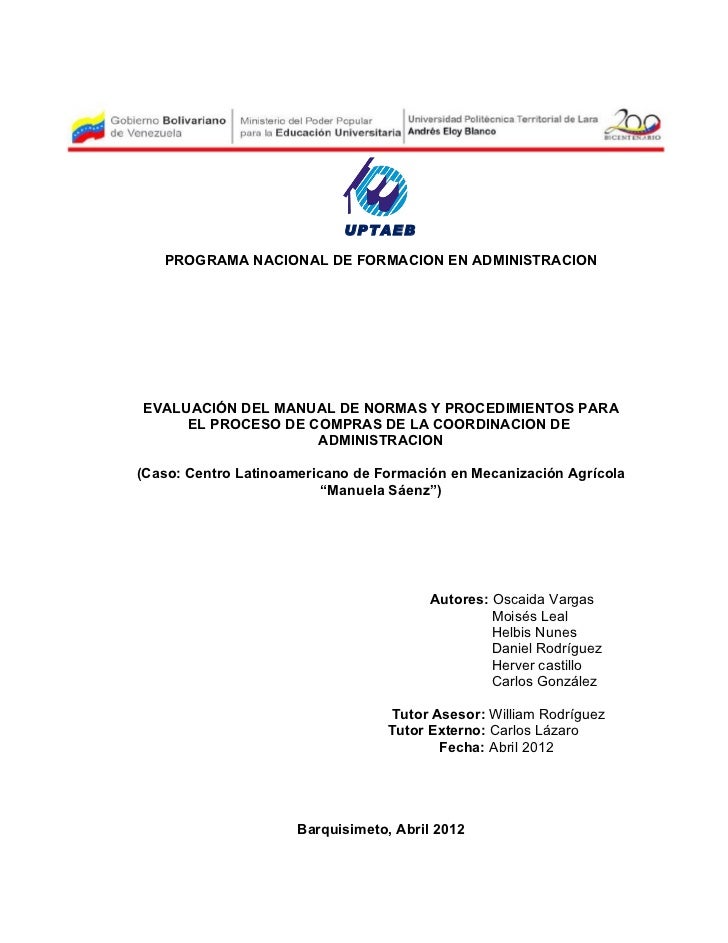 Ejemplo De Manual De Normas Y Procedimientos De Una Empresa - voipfasr
