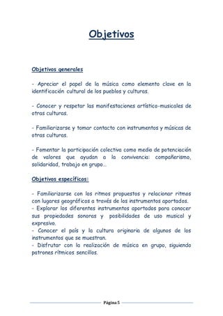 Proyecto de música | DOCX