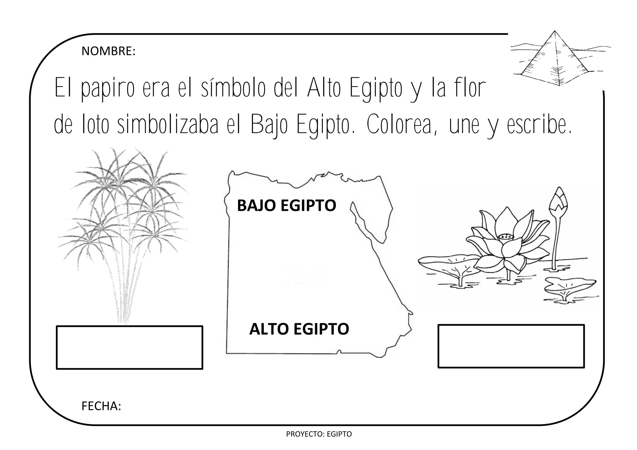 Proyecto Egipto original. | PDF