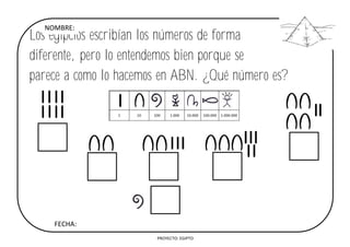 Proyecto Egipto original. | PDF