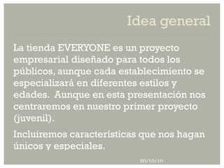 Proyecto ropa joven | PPT | Descarga Gratuita