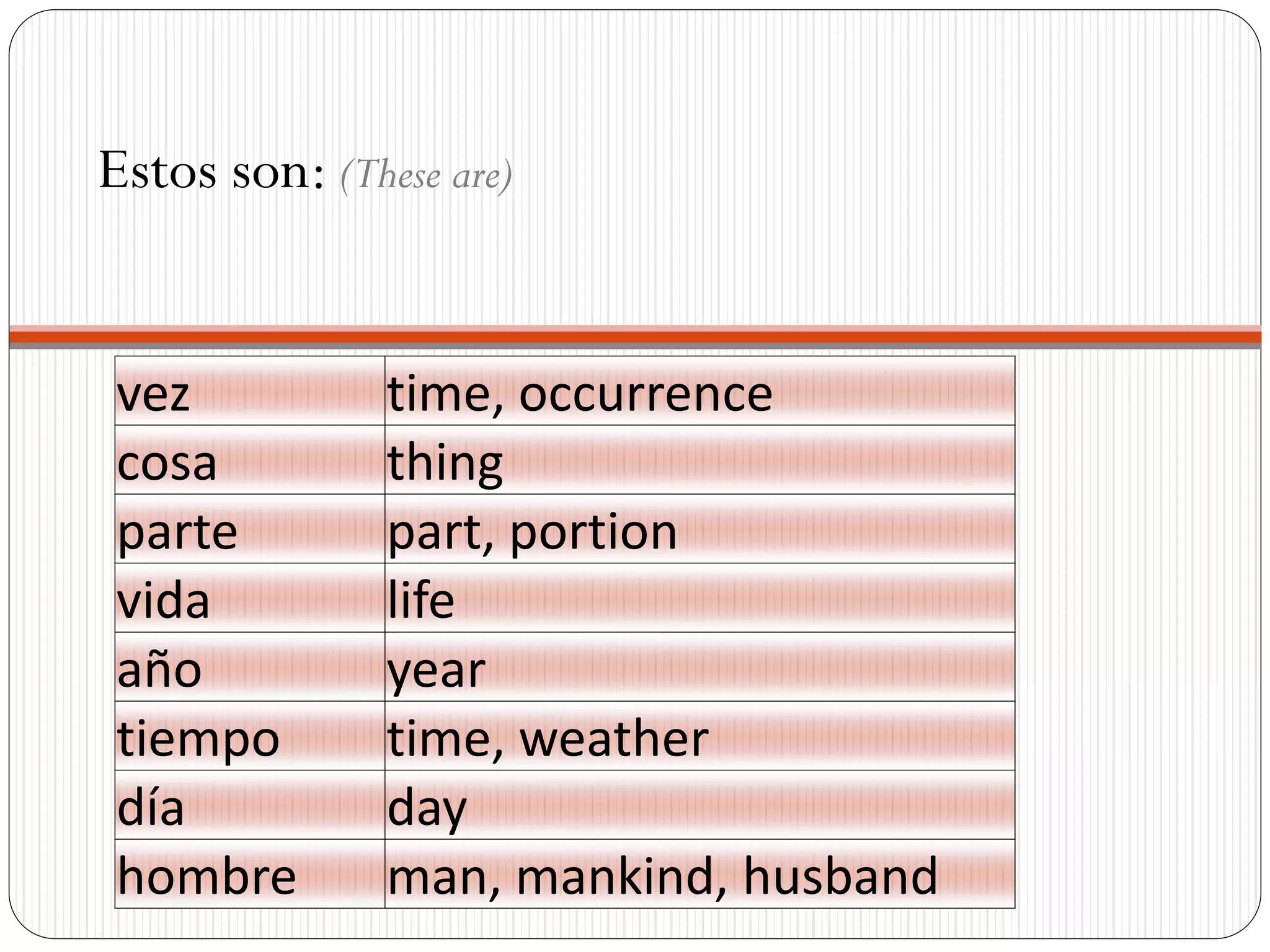 Proyecto Español: Las 100 Palabras Más Comunes en Español | PDF
