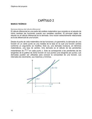 Calculo diferencial en la vida de un Ingeniero(Proyecto Final) | DOCX
