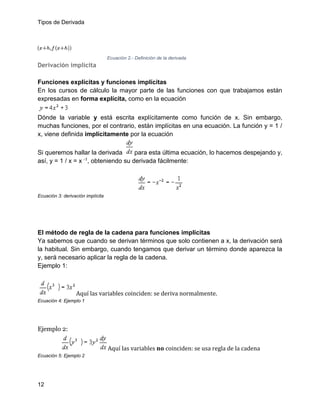 Calculo diferencial en la vida de un Ingeniero(Proyecto Final) | DOCX