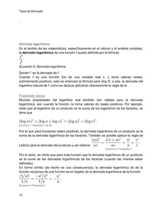 Calculo diferencial en la vida de un Ingeniero(Proyecto Final) | DOCX