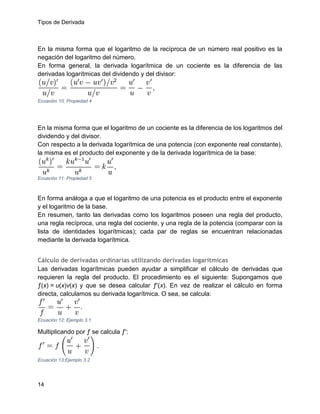 Calculo diferencial en la vida de un Ingeniero(Proyecto Final) | DOCX