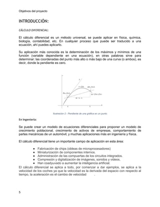 Calculo diferencial en la vida de un Ingeniero(Proyecto Final) | DOCX