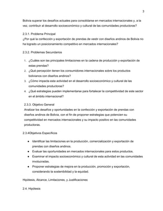 confeccion y exportacion de prendas de vestir con diseños andinos de ...