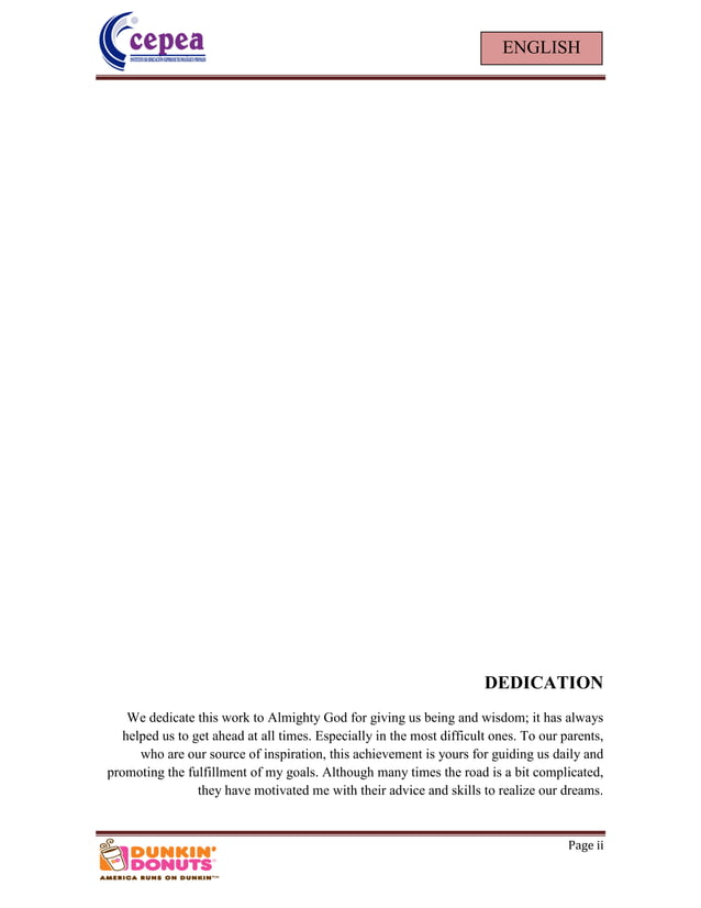MONOGRAFIC: DUNKIN' DONUTS | PDF