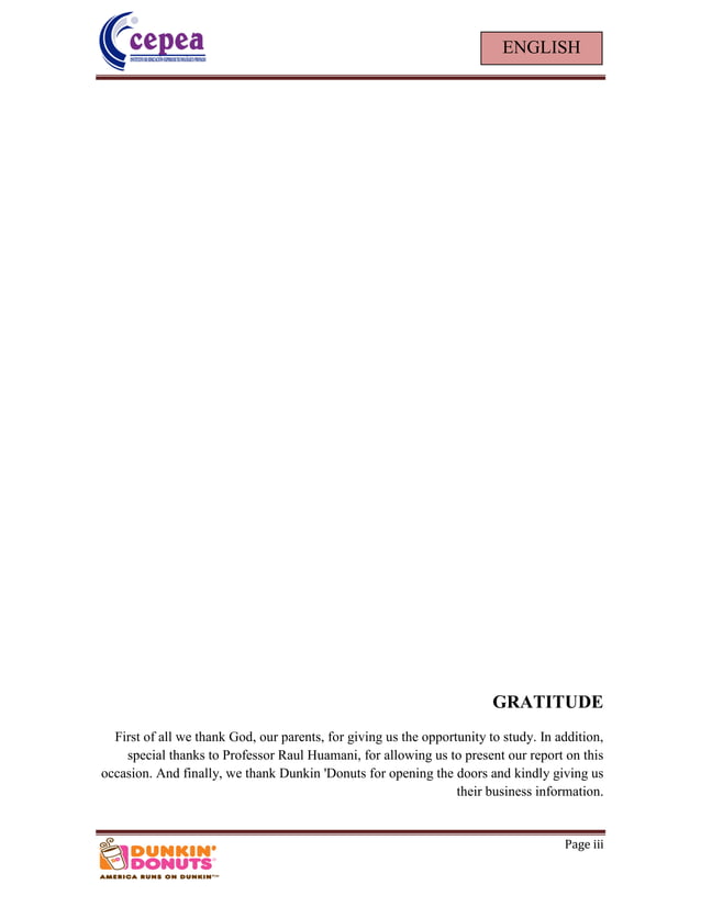 MONOGRAFIC: DUNKIN' DONUTS | PDF