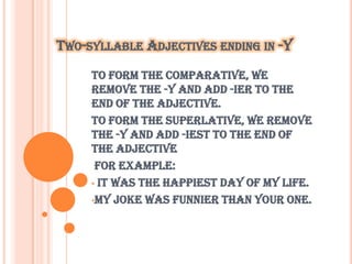 PROYECTO INTERDISIPLINARIO COMPARATIVES AND SUPERLATIVES E.5 | PPTX ...