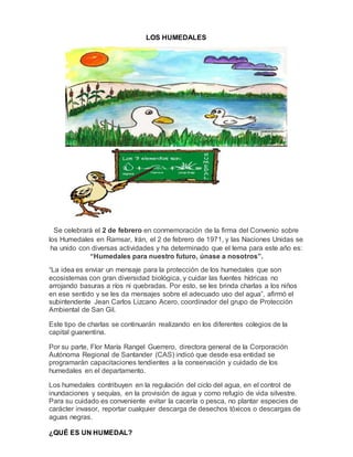 Proyecto los humedales | DOCX