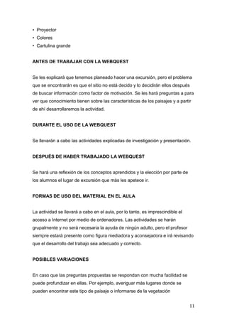 Proyecto los Paisajes - Débora Klein | DOCX