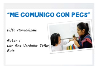 Proyecto me comunico con pecs | PDF