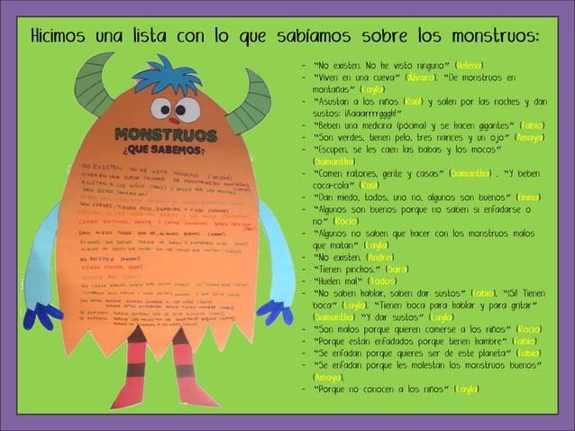 Proyecto monstruos | PDF