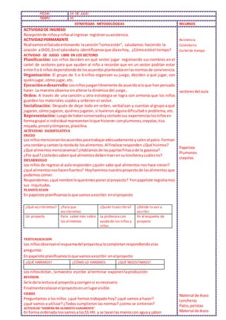 Proyecto nº 6 de alimentos | DOCX