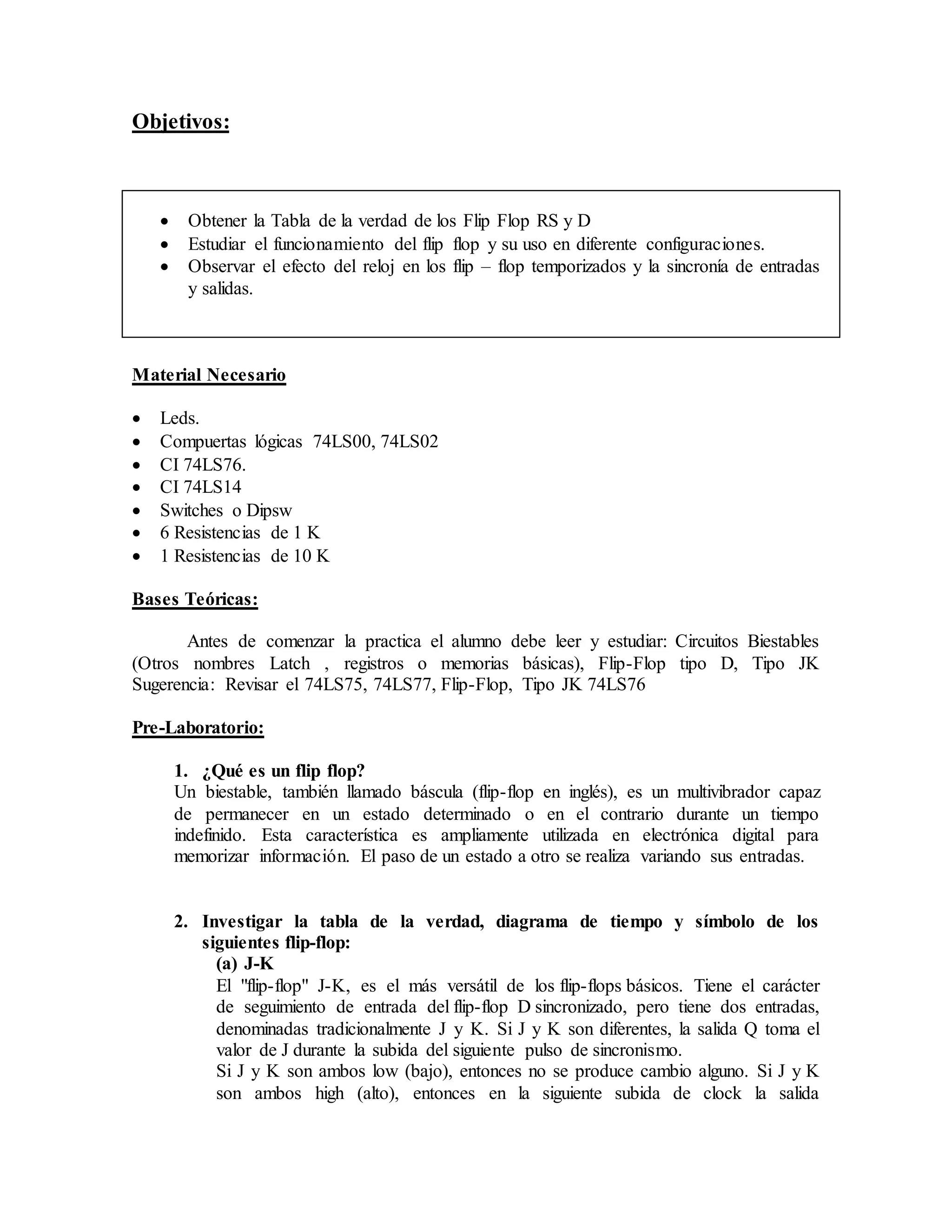 Principios de Diseño Lógico Secuencial | DOCX