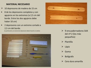 Proyecto para hacer un metro de carpintero | PPT