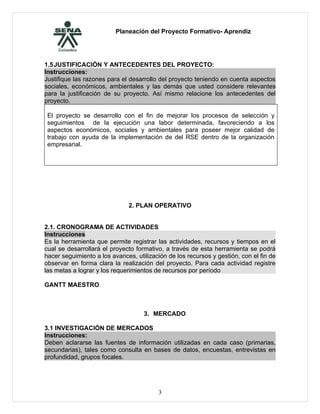 Proyecto productivo | DOC