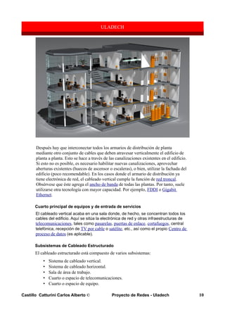 Proyecto de Redes Cableado Estructurado | PDF