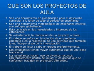 Proyectos De Aula | PPT