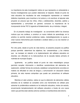 Proyecto software educativo | DOCX