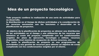Proyectos tecnologicos | PPTX