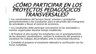 PROYECTOS TRANSVERSALES.ppt