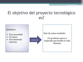 Proyecto tecnológico | PPTX
