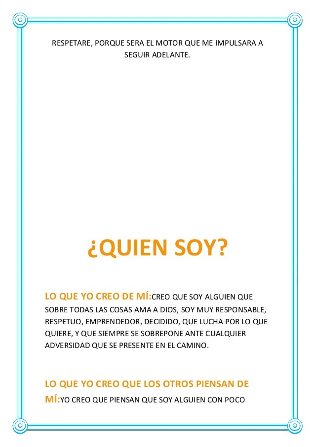 Quién Soy Yo Ejemplo – Descubre Quién Eres: 10 Preguntas Para ...