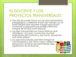 Proyecto transversal | PPTX
