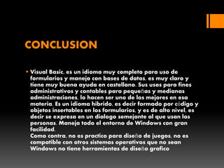 Proyecto visual basic | PPT