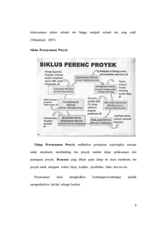 PERENCANAAN DAN PENJADWALAN PROYEK | DOCX
