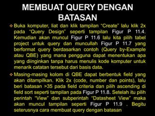 Proyek 11 query basis data basis data class project | PPTX