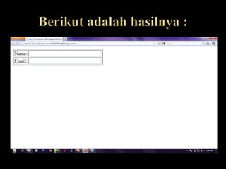 Proyek 5 formulir pembelian buku web html | PPT