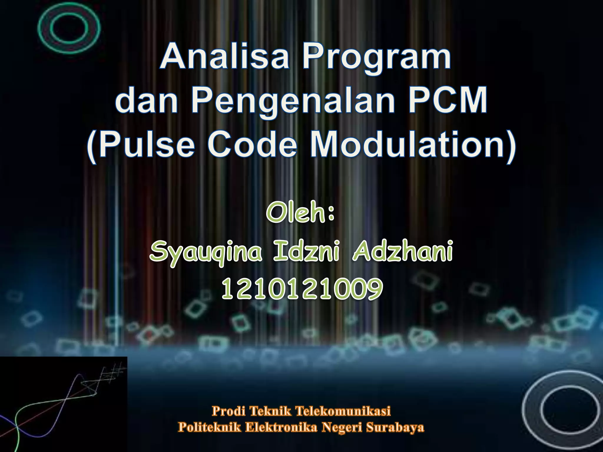 PCM (Pulse Code Modulation) | PPTX