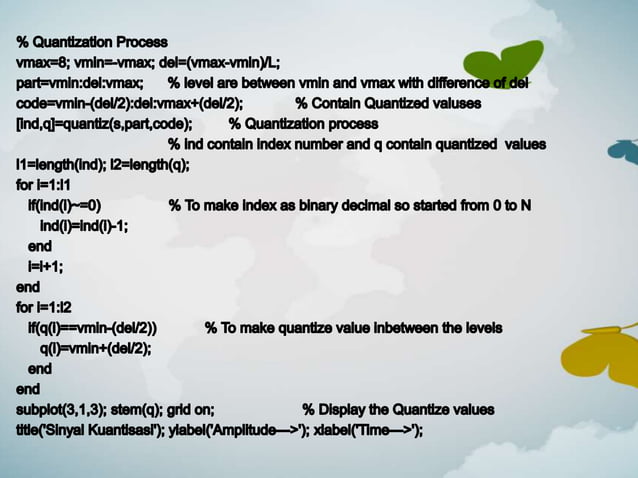 PCM (Pulse Code Modulation) | PPTX