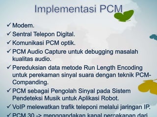 PCM (Pulse Code Modulation) | PPTX