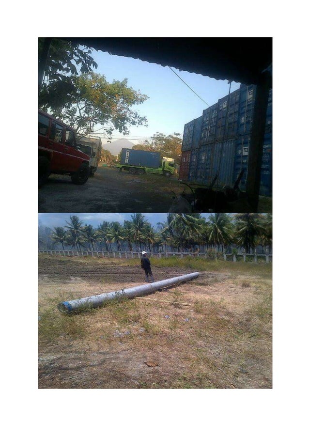 Proyek pengadaan tiang pancang pembagunan bp2 ip amurang minahasa ...