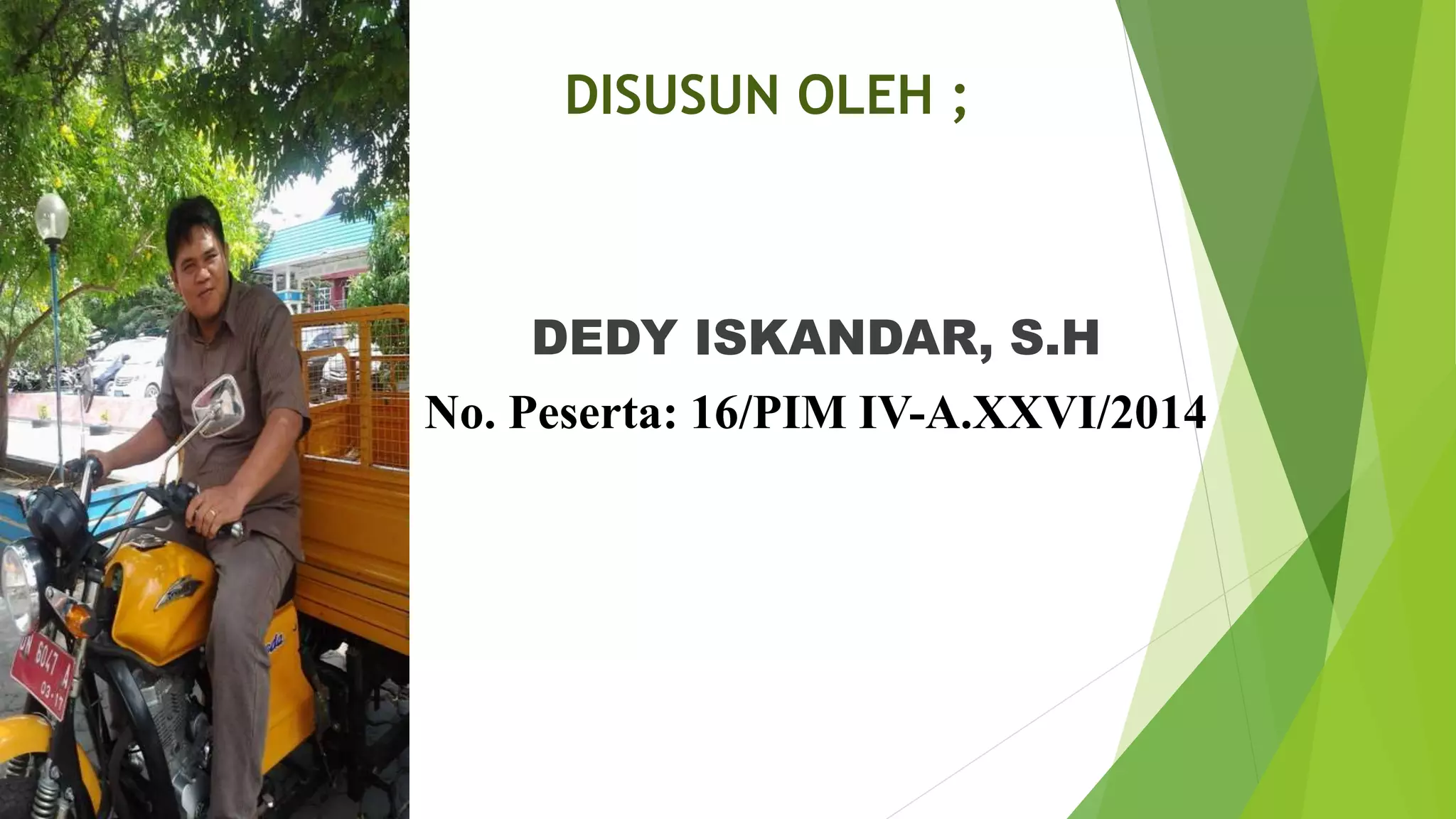 Proyek perubahan dedy.net