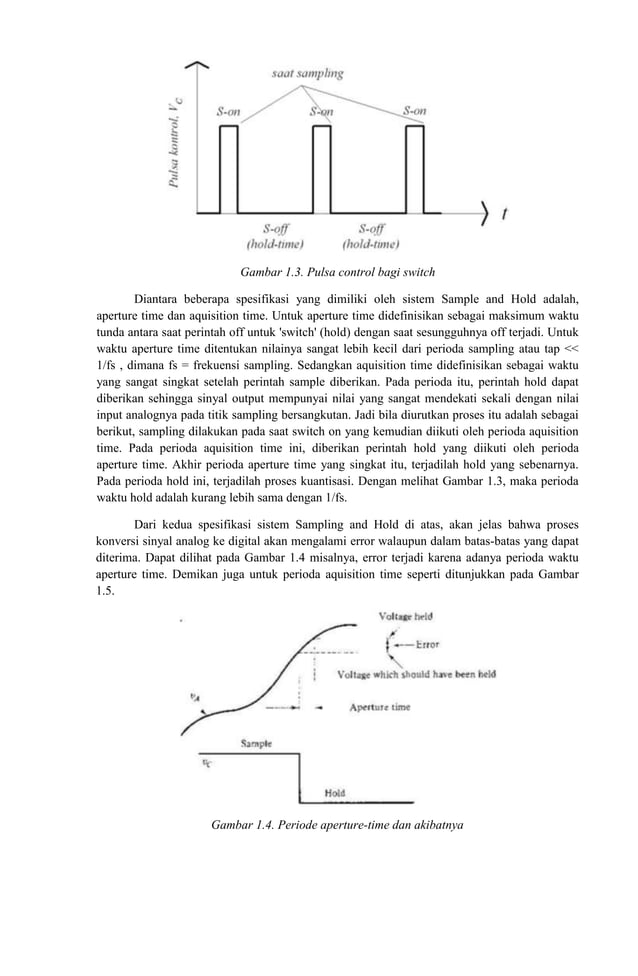 Teori Sampling and Hold | DOCX
