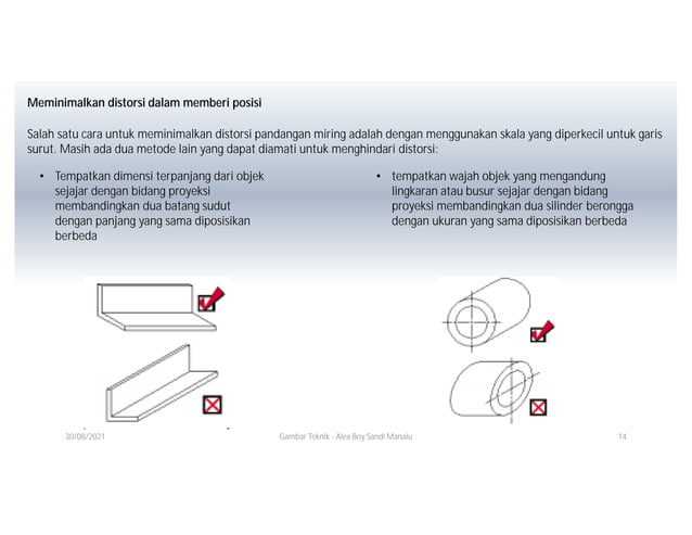 Proyeksi 3D - Oblique | PDF