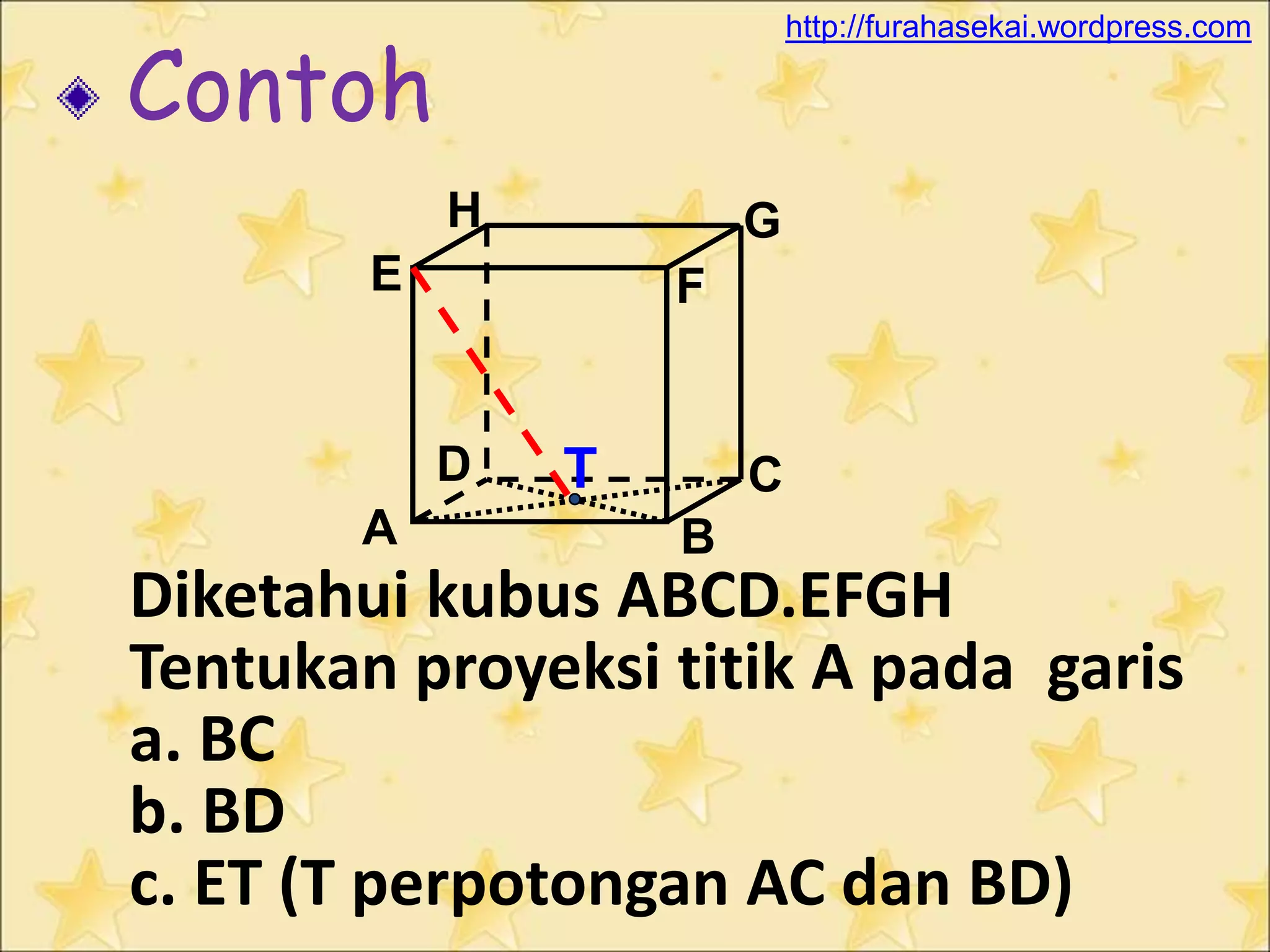 Geometri Dimensi Tiga ~ Proyeksi | PPT